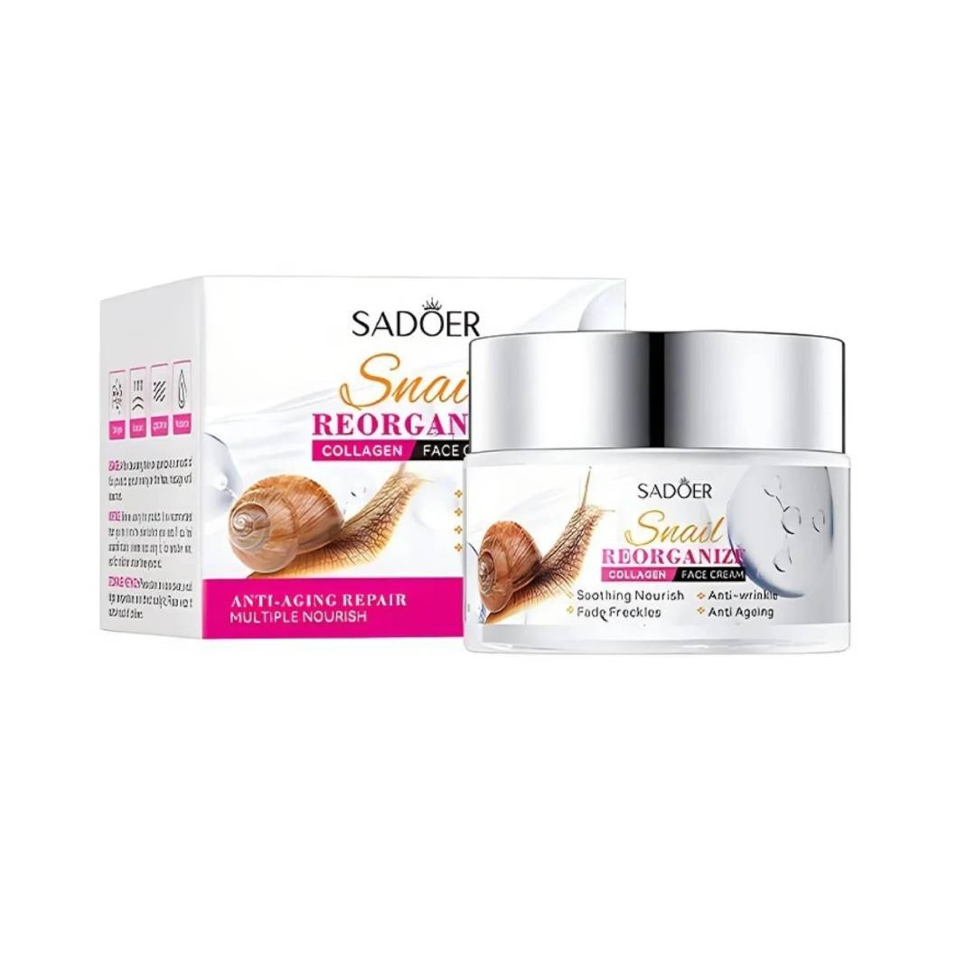 Sadoer Snail Reorganize Collagen Anti Aging Face Cream 50g – BnG Store