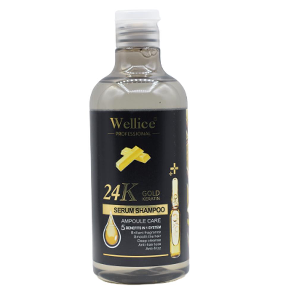 Wellice Professional 24K Gold Keratin Serum Shampoo – BnG Store