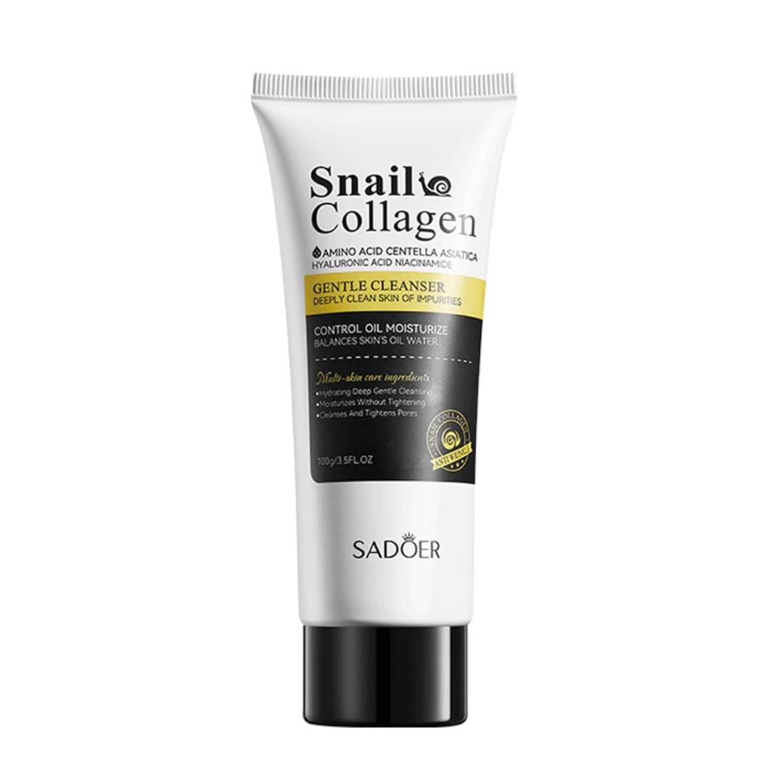 Sadoer Snail Collagen Snail Mucin Cleanser Repairing and Daily Deep Cl – BnG Store